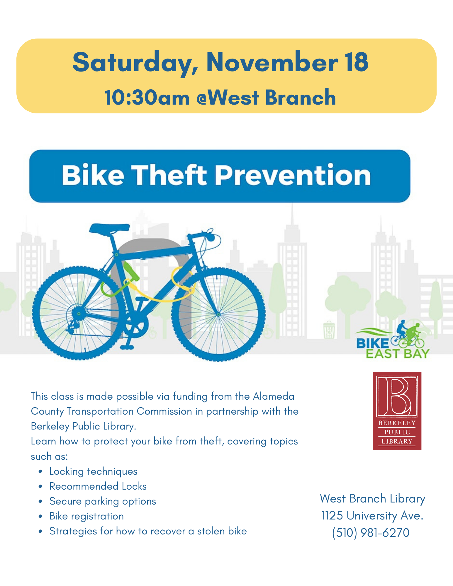 Theft Prevention Class