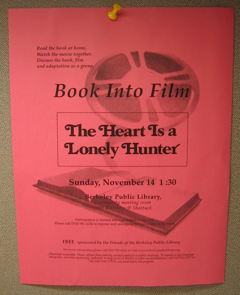 The Heart is a Lonely Hunter | Berkeley Public Library
