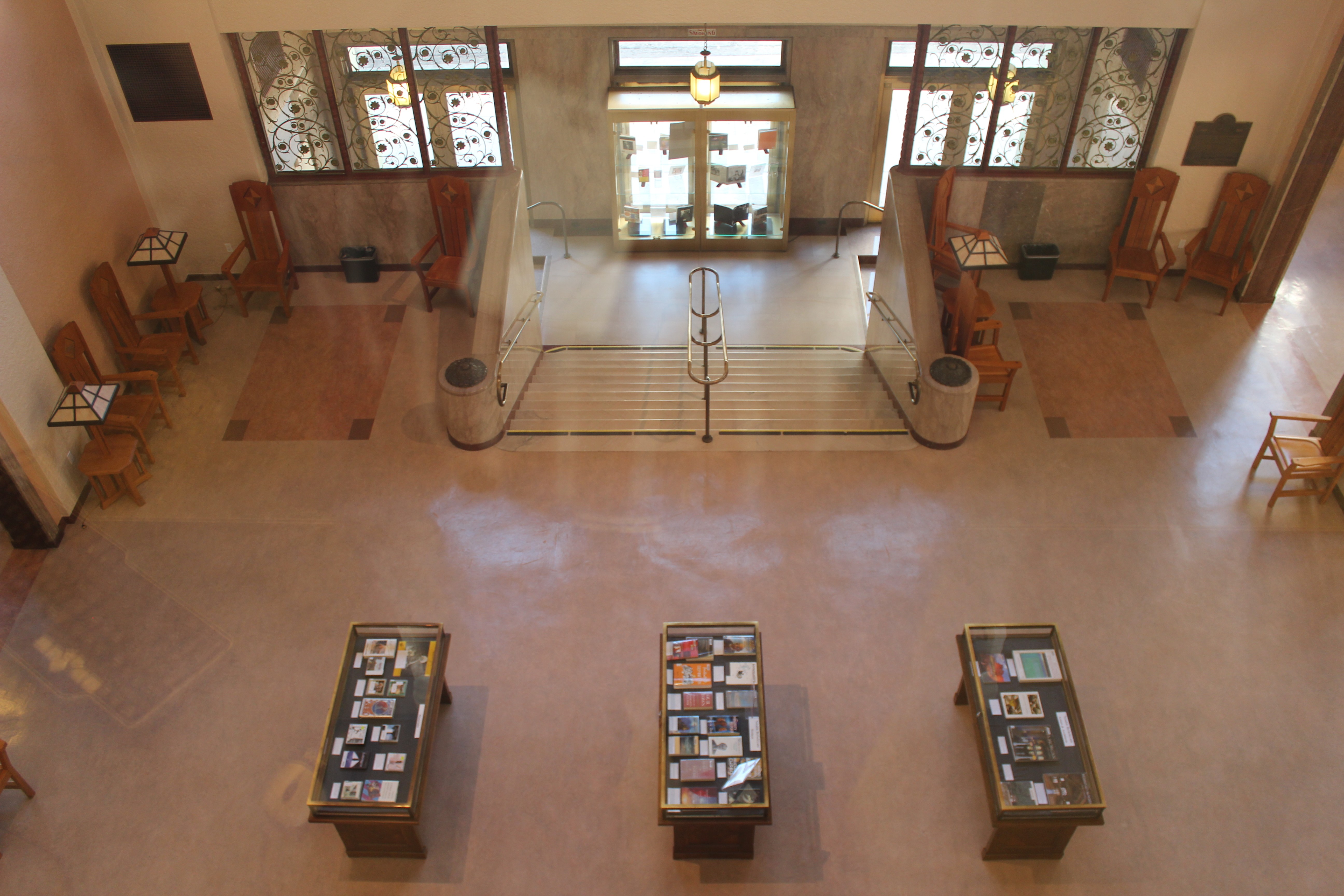 Historic Lobby Exhibit Cases | Berkeley Public Library