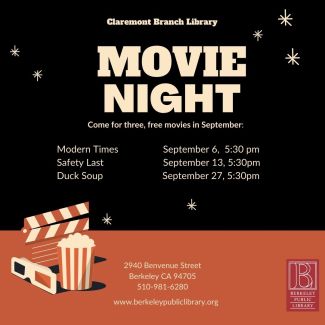 Movie Night @Claremont | Berkeley Public Library
